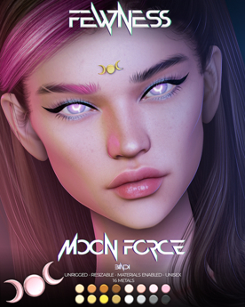Second Life Marketplace - Fewness - Moon Force Bindi
